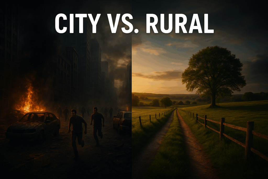 What a Real SHTF Situation COULD Look Like — City vs. Country ...